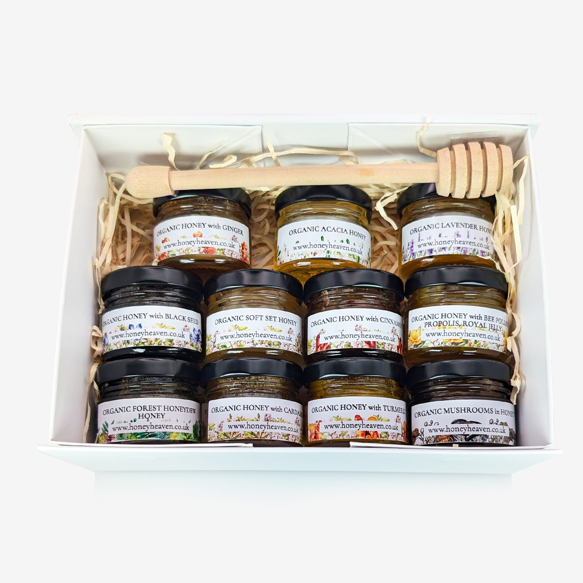 Great Organic Honey Collection Gift Set - 11 x 40g | Honey Heaven