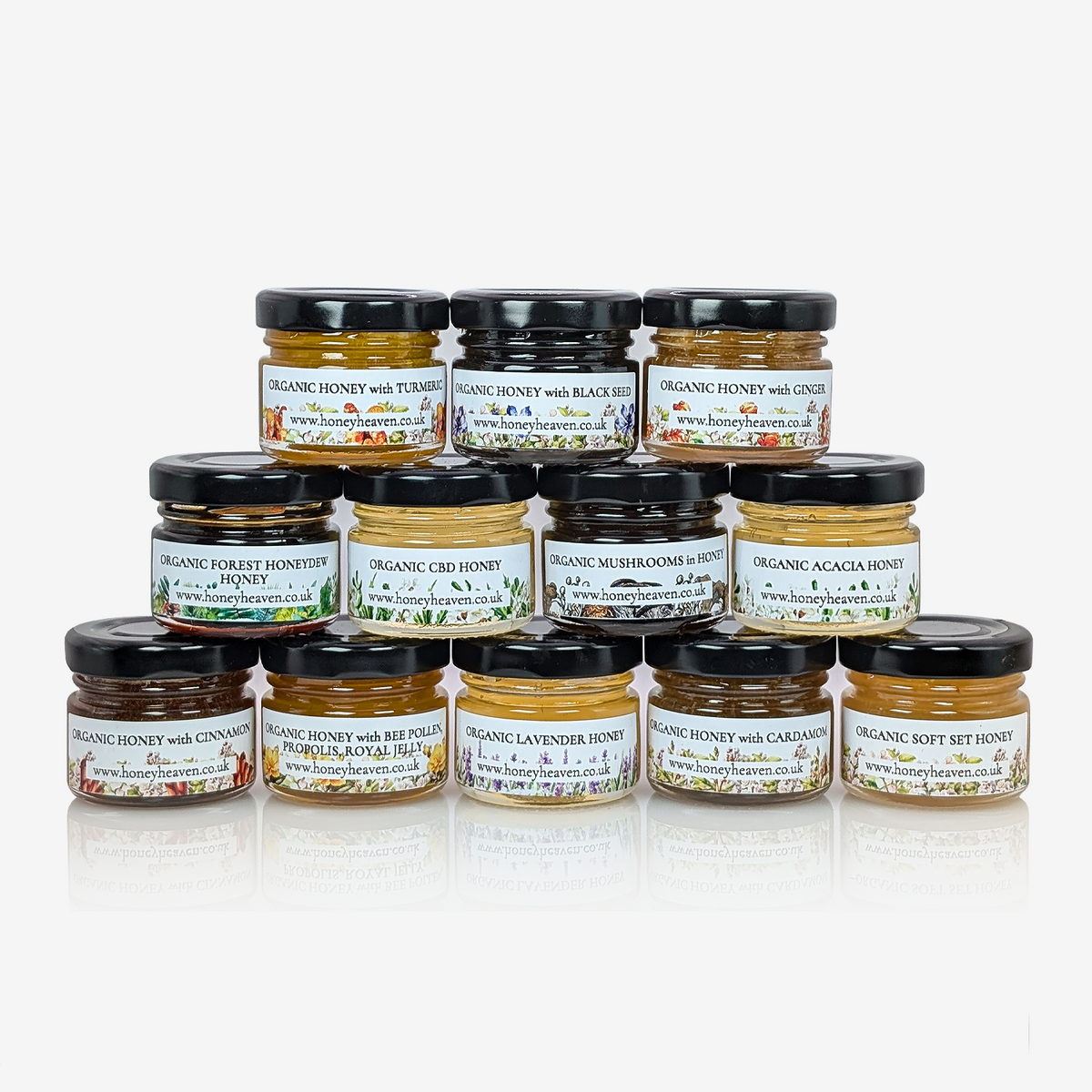 Ultimate Organic Honey Collection Gift Set - 12 x 40g