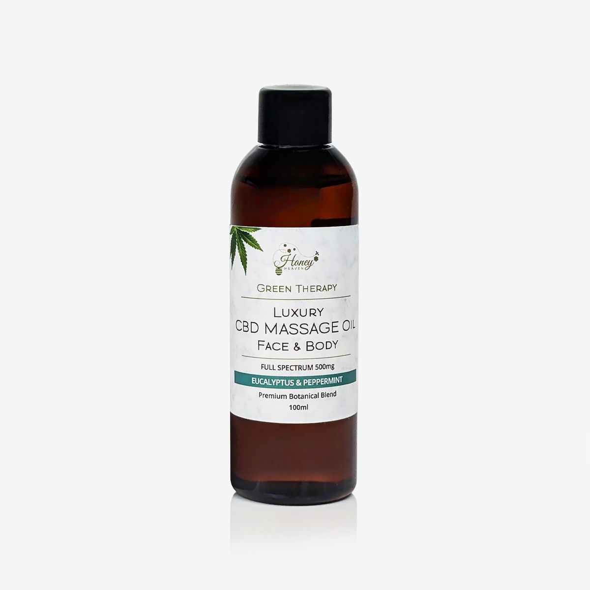 CBD Massage Oil UK - (Eucalyptus & Peppermint) – Honey Heaven