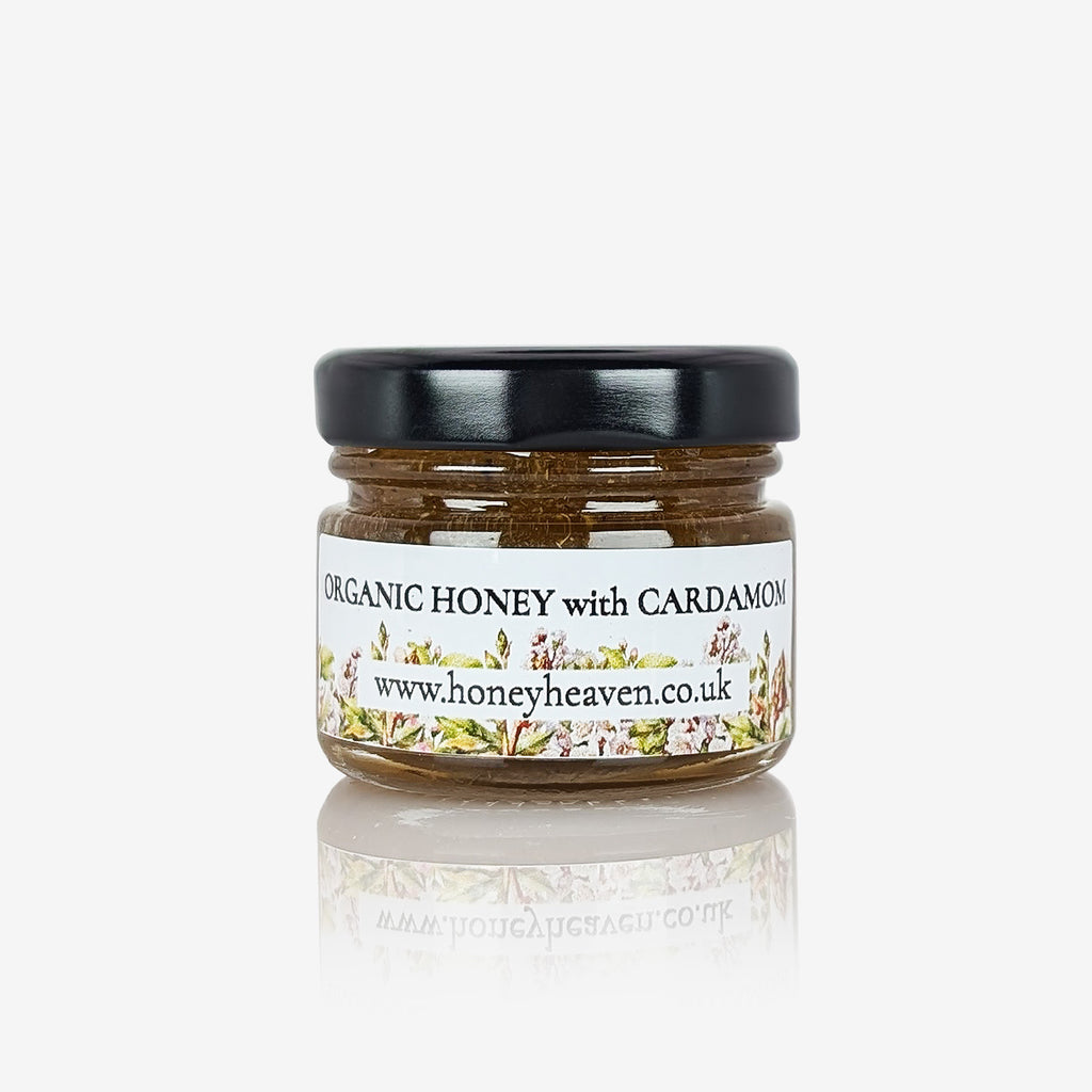 Organic Mini Honey with Cardamom - Honey Heaven