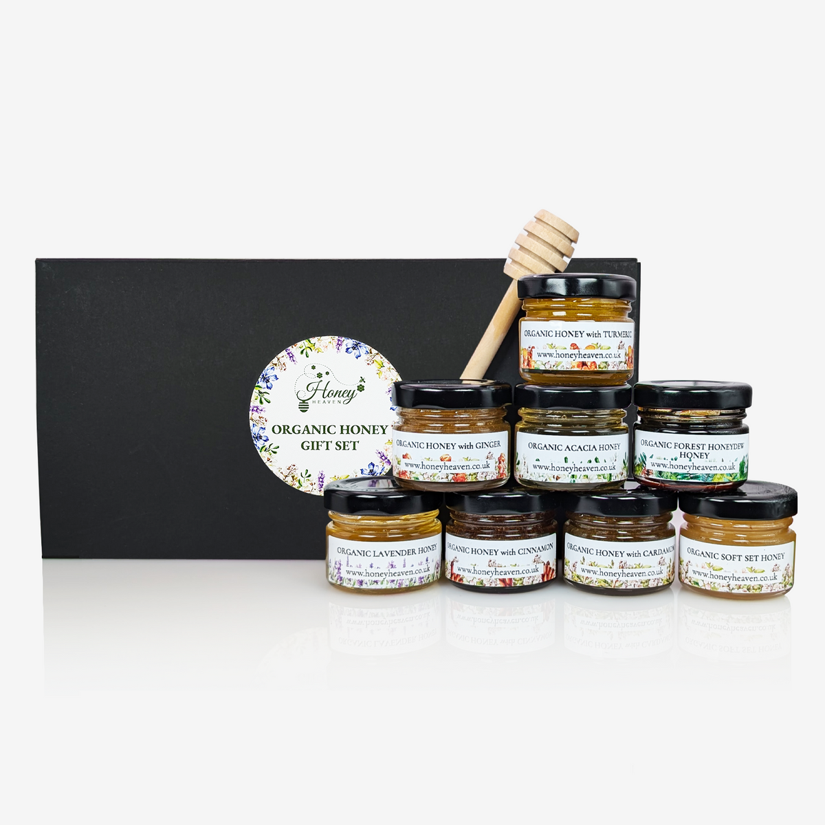Organic Gourmet Honey Hamper Gift Set - 8 x 40g