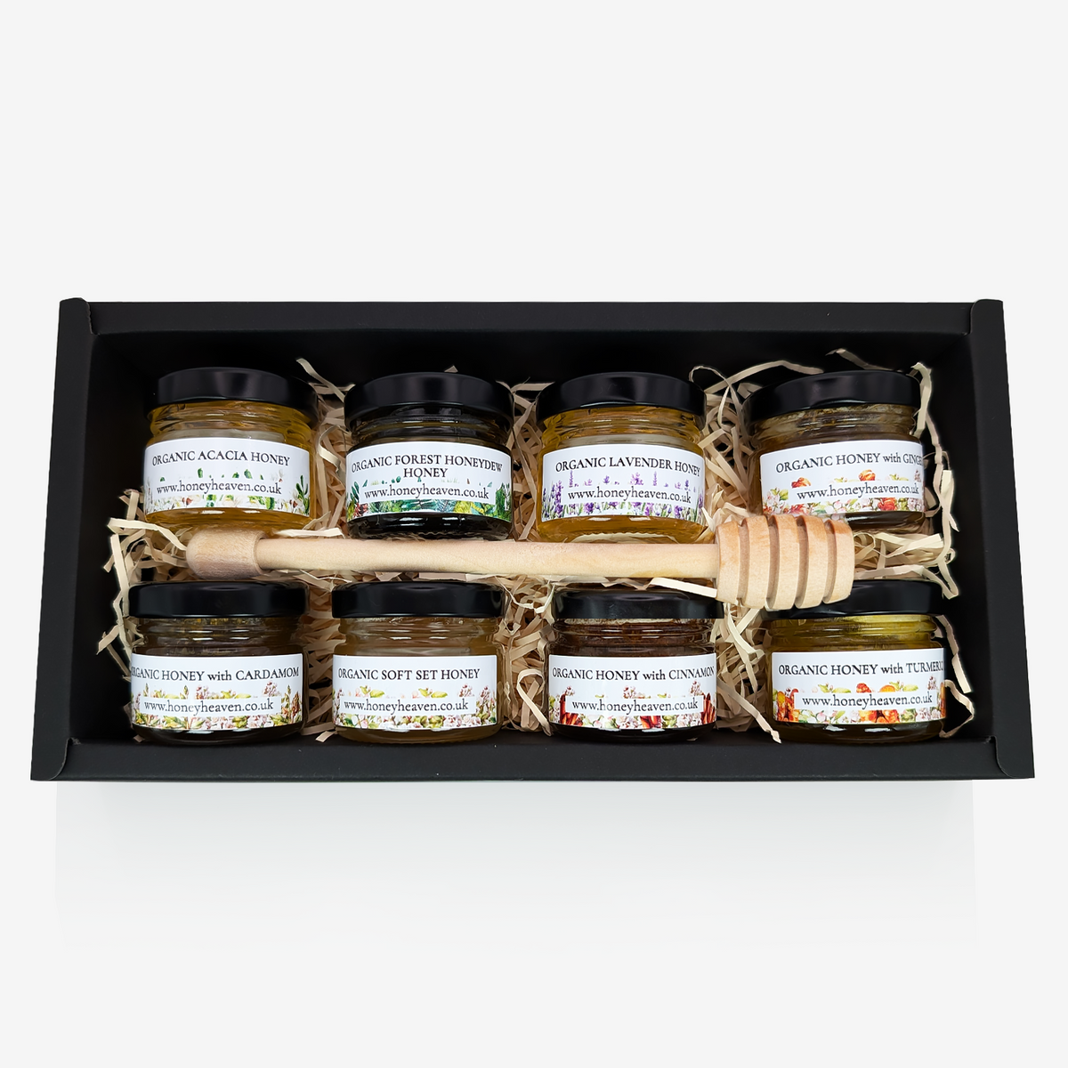 Organic Gourmet Honey Hamper Gift Set - 8 x 40g